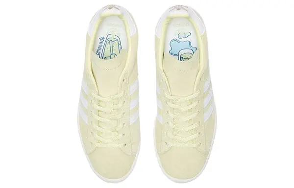 Adidas X Sneakersnstuff Campus 80s 'homemade Pack Lemonade' Sneakers - Yellow/white