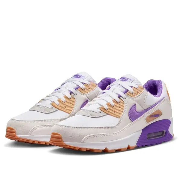 Nike Max 90 "action Grape Citron" Sneakers - White/action Grape-phantom-citron