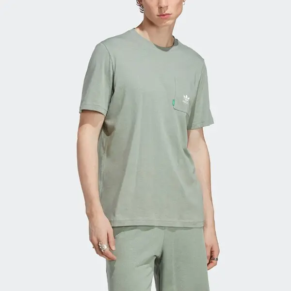 Adidas Originals Essentials+ Made With Hemp T-shirt - Silver Green