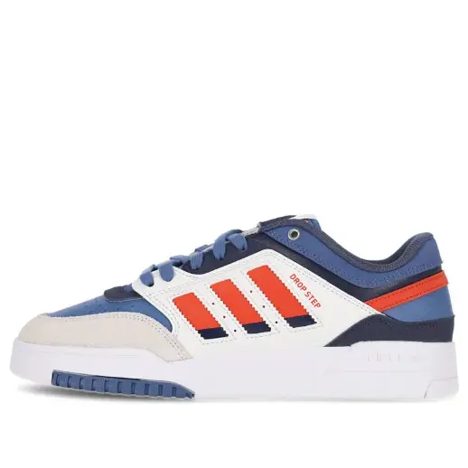 Adidas Originals Drop Step Low Sneakers - White/red/blue