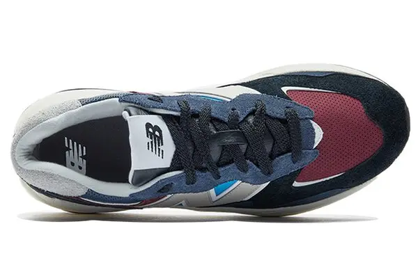 NEW BALANCE 57/40 Sneakers - Black/navy Blue/wine Red