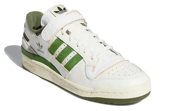 Adidas Forum 84 Low Crew Green Sneakers - White