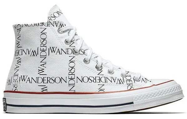 CONVERSE J.w. Anderson X Chuck 70 "grid" High Top Sneakers - White