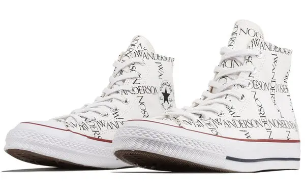 CONVERSE J.w. Anderson X Chuck 70 "grid" High Top Sneakers - White
