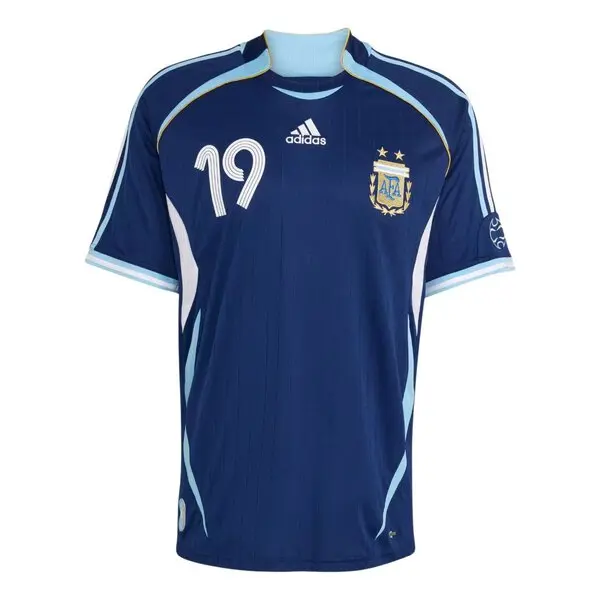 Adidas Lionel Messi Argentina Away Jersey Asia Sizing 2006 - Dark Blue