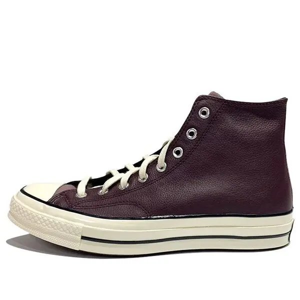 CONVERSE Chuck 70 Leather High Top Sneakers - Black