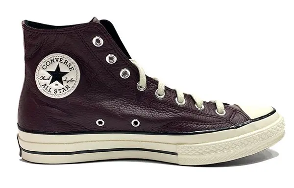CONVERSE Chuck 70 Leather High Top Sneakers - Black