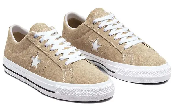 CONVERSE One Star Pro Suede Low Top Sneakers - Brown/white