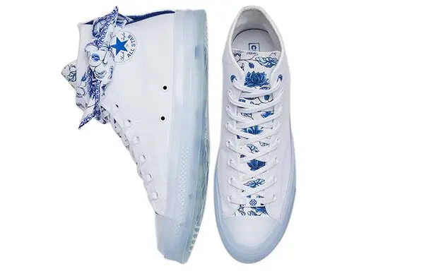 CONVERSE Chuck 70 High Top Sneakers - White/blue