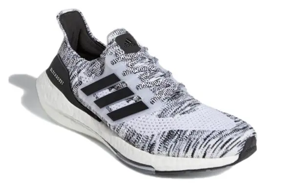 Adidas Ultraboost 21 Athletic Sneakers - Cloud White/core Black/core Black