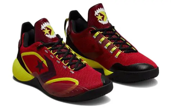 CONVERSE Chuck Taylor All Star Bb Shift "monster Clash Red" Athletic Sneakers - Red/yellow
