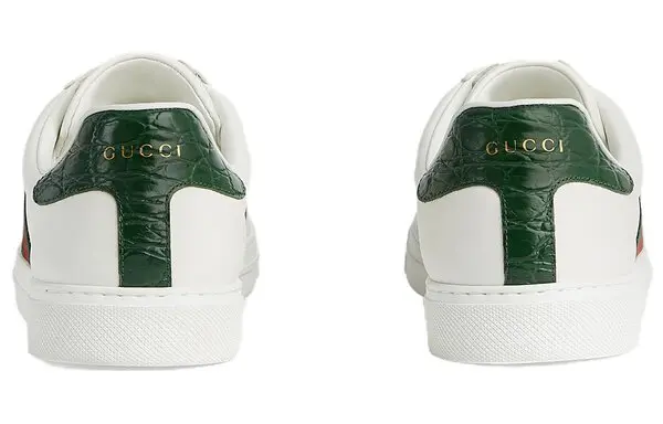 Gucci Ace Web Sneakers - White