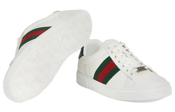 Gucci Ace Web Sneakers - White