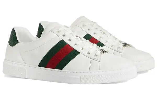 Gucci Ace Web Sneakers - White