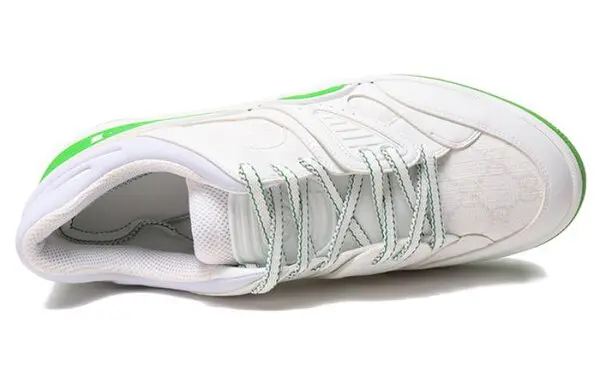 Gucci Basket Sneakers - White/green