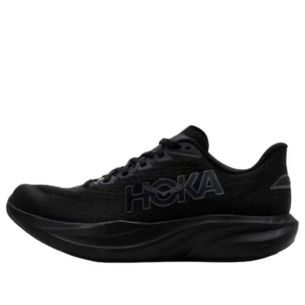 Hoka One One Mach Athletic Sneakers - Black/black