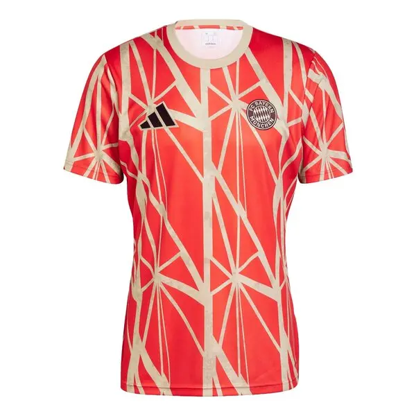 Adidas Fc Bayern Pre-match Football Jersey Asia Sizing Asia Sizing - Red