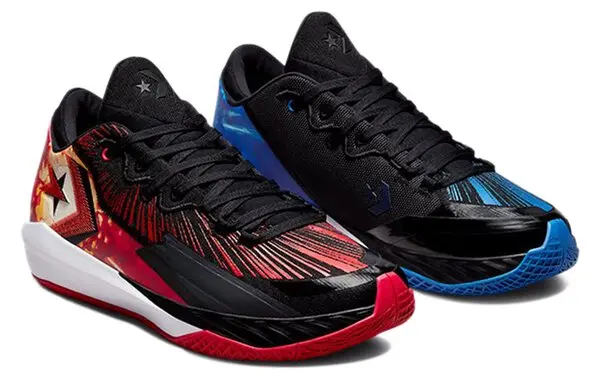 CONVERSE Chuck Taylor All Star Bb Jet "worlds Collide" Athletic Sneakers - Black/red/blue