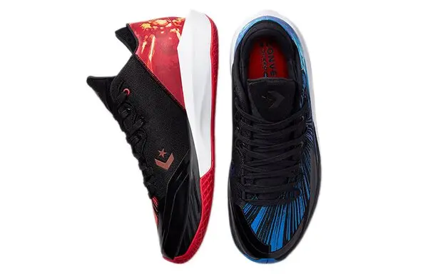 CONVERSE Chuck Taylor All Star Bb Jet "worlds Collide" Athletic Sneakers - Black/red/blue