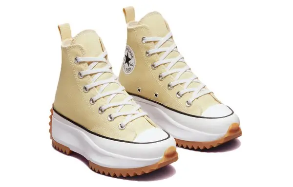 CONVERSE Run Star Hike High Top Sneakers - Light Yellow/white