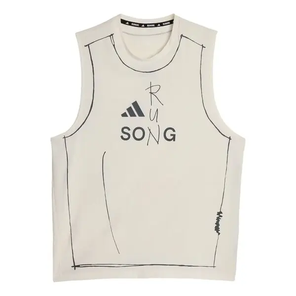 Adidas X Sftm Adi365 Running Tank Top - Chalk White