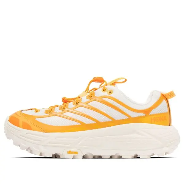 Hoka One One Mafate Three 2 Athletic Sneakers - Sun Coral/alabaster