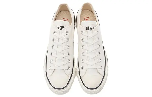 CONVERSE Chuck Taylor All Star J Low Top Lace Up Sneakers - White/black