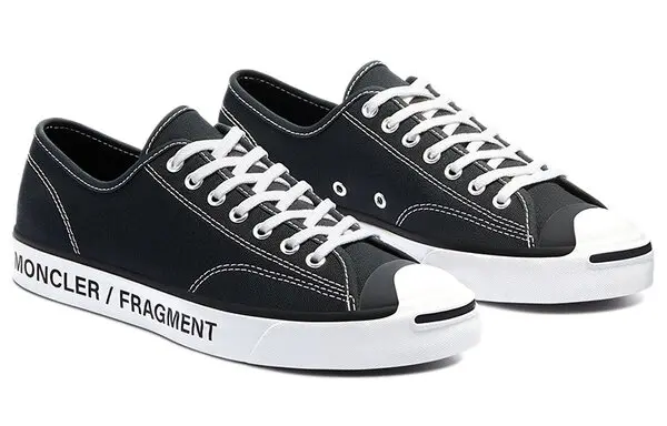 CONVERSE Fragment Design X Moncler X Jack Purcell Low Top Sneakers - Black