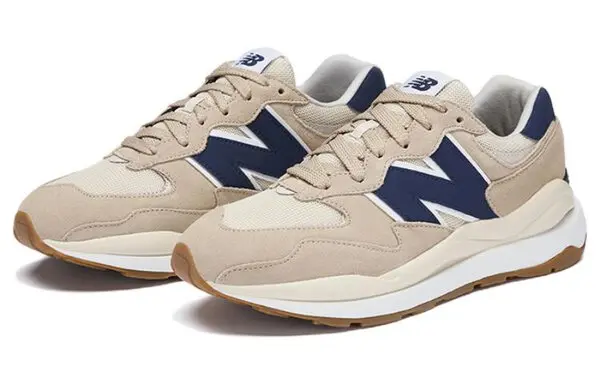 NEW BALANCE 57/40 Low Top Sneakers - Khaki/dark Blue