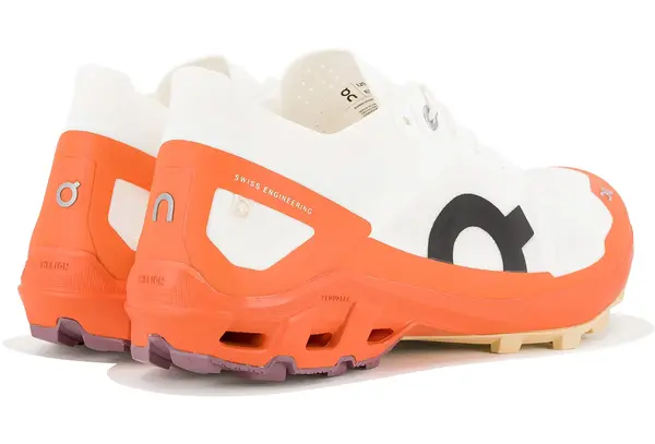 On Cloudventure Peak 3 Athletic Sneakers - White/orange