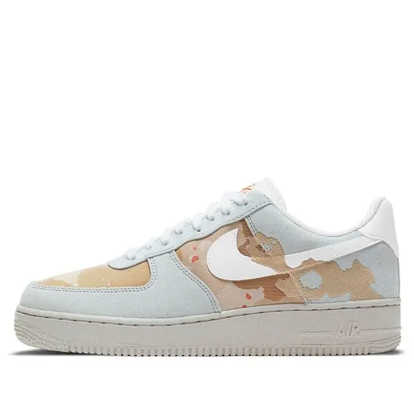 Nike Force 1 '07 Lx "embroidered Desert Camo - Blue/brown