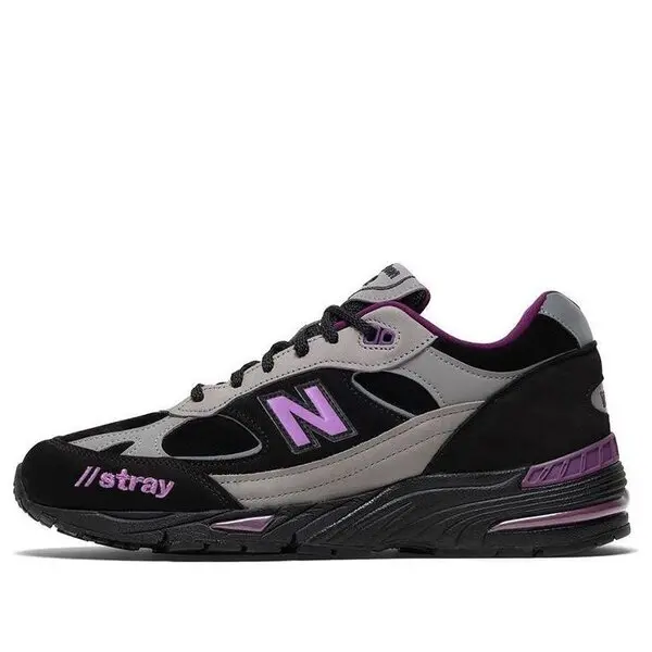 NEW BALANCE Stray Rats X 991 Made In England Sneakers - Black/purple
