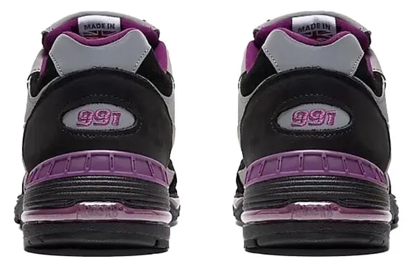 NEW BALANCE Stray Rats X 991 Made In England Sneakers - Black/purple