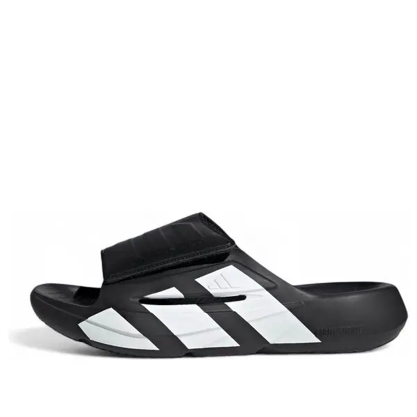 Adidas Lightblaze Slides - Core Black/cloud White/cloud White