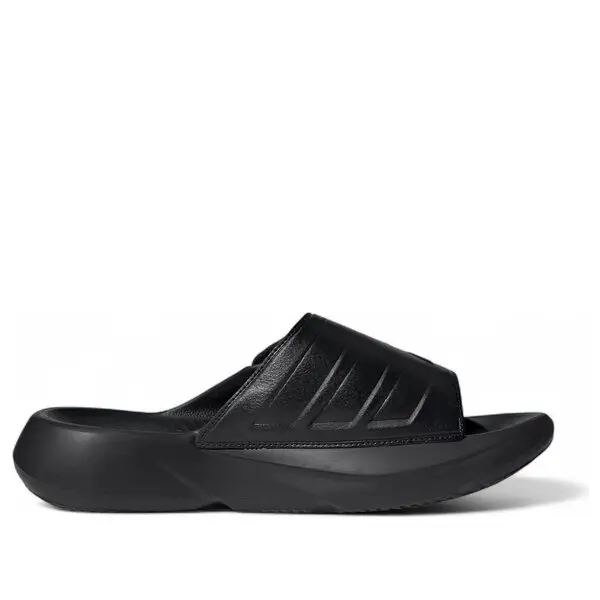 Adidas Lightblaze Slides - Core Black/cloud White/cloud White