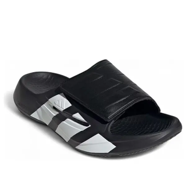 Adidas Lightblaze Slides - Core Black/cloud White/cloud White