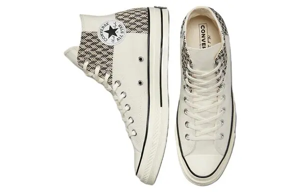 CONVERSE Chuck 70 High Top "herringbone Patchwork - White