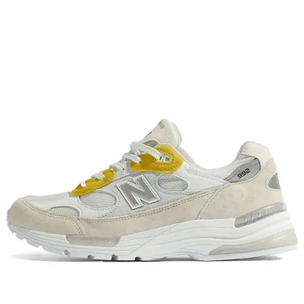 NEW BALANCE Paperboy Paris X 992 Made In Usa "fried Egg - Cream