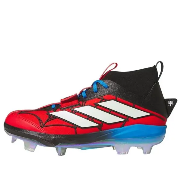 Adidas Spider-man Graphic Baseball Cleats - Red/blue/white