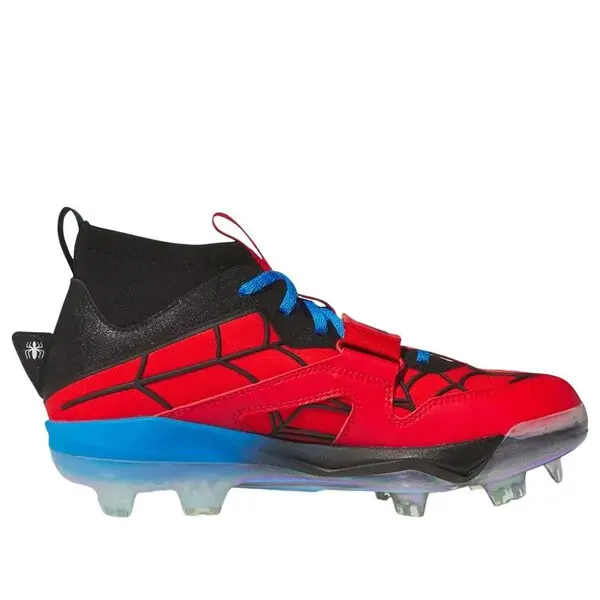 Adidas Spider-man Graphic Baseball Cleats - Red/blue/white