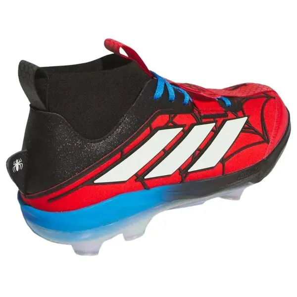 Adidas Spider-man Graphic Baseball Cleats - Red/blue/white