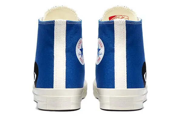 CONVERSE Comme Des Garçons Play X Chuck 70 High Top "blue Quartz