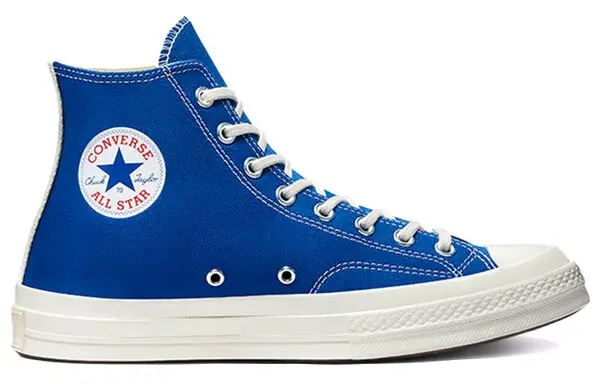 CONVERSE Comme Des Garçons Play X Chuck 70 High Top "blue Quartz