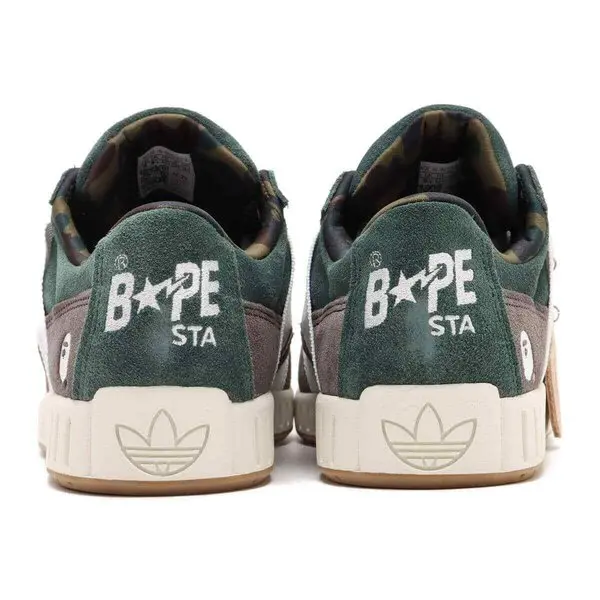 Adidas X A Bathing Ape Lwst "shadow Green" Sneakers