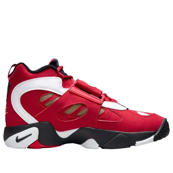 Nike Diamond Turf Ii Athletic Sneakers - Fire Red/white/black
