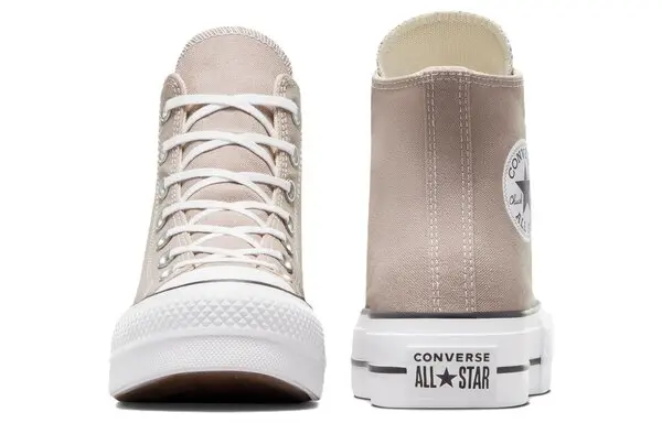 CONVERSE Chuck Taylor All Star Lift Platform High Top Sneakers - Beige/white