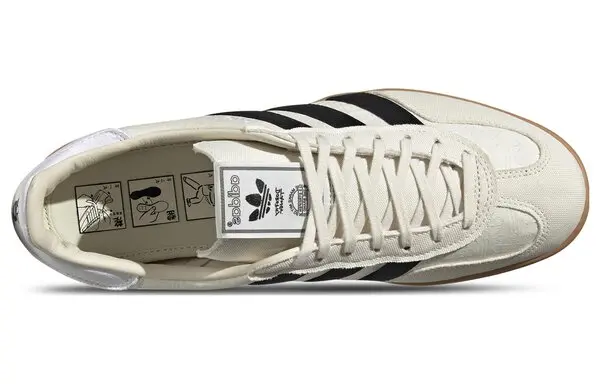 Adidas Gazelle Shoes - Cream White/core Black/sand