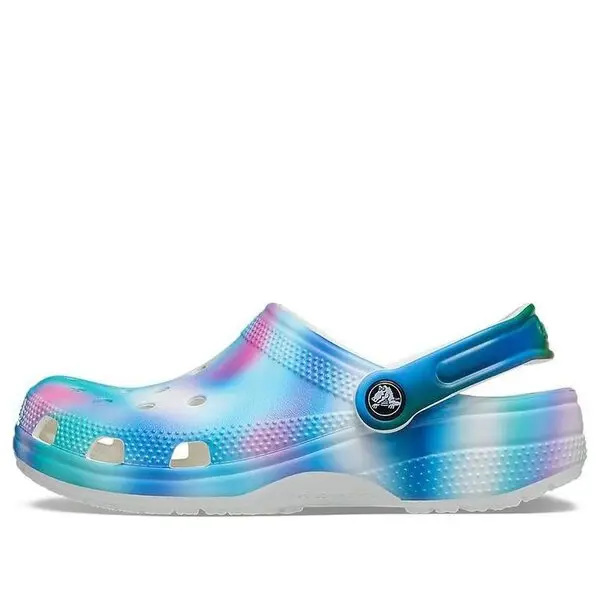 CROCS Colorful Beach Multi-color Sandals - White