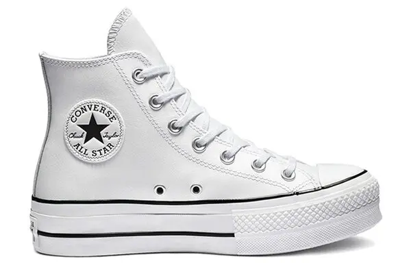 CONVERSE Chuck Taylor All Star Lift High Top Platform Sneakers - White/black