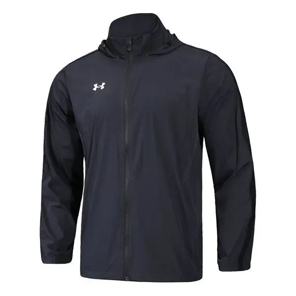 Under Armour Hooded Sports Woven Jacket - Black